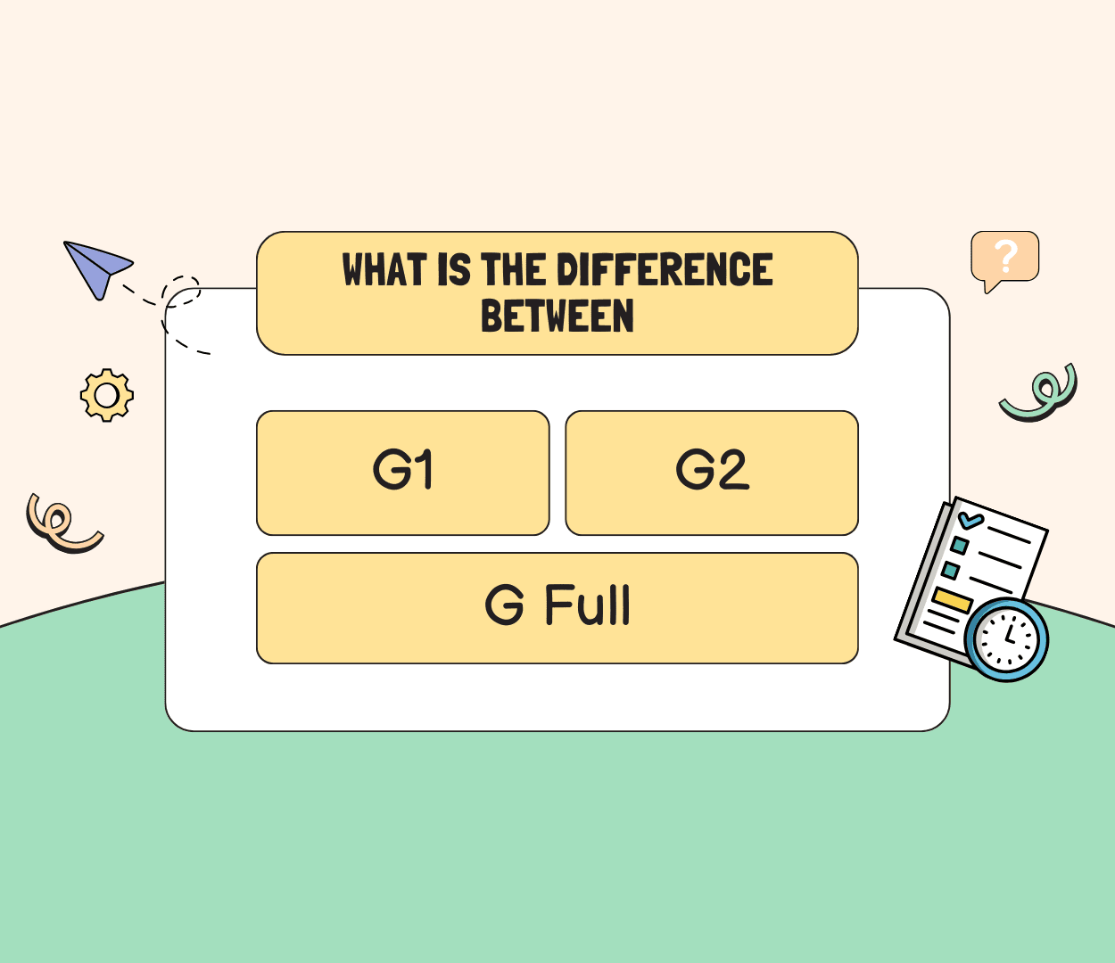 What is the difference between G1, G2, and G licenses in Ontario ...